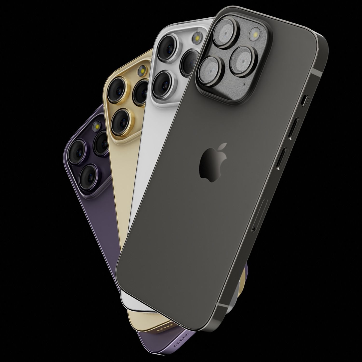iPhone 14 Pro and iPhone 14 Pro Max 3D model | CGTrader