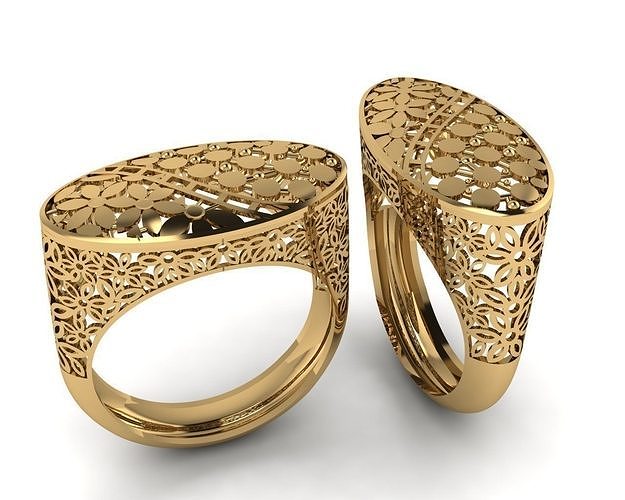 Rings 3D model 3D printable | CGTrader