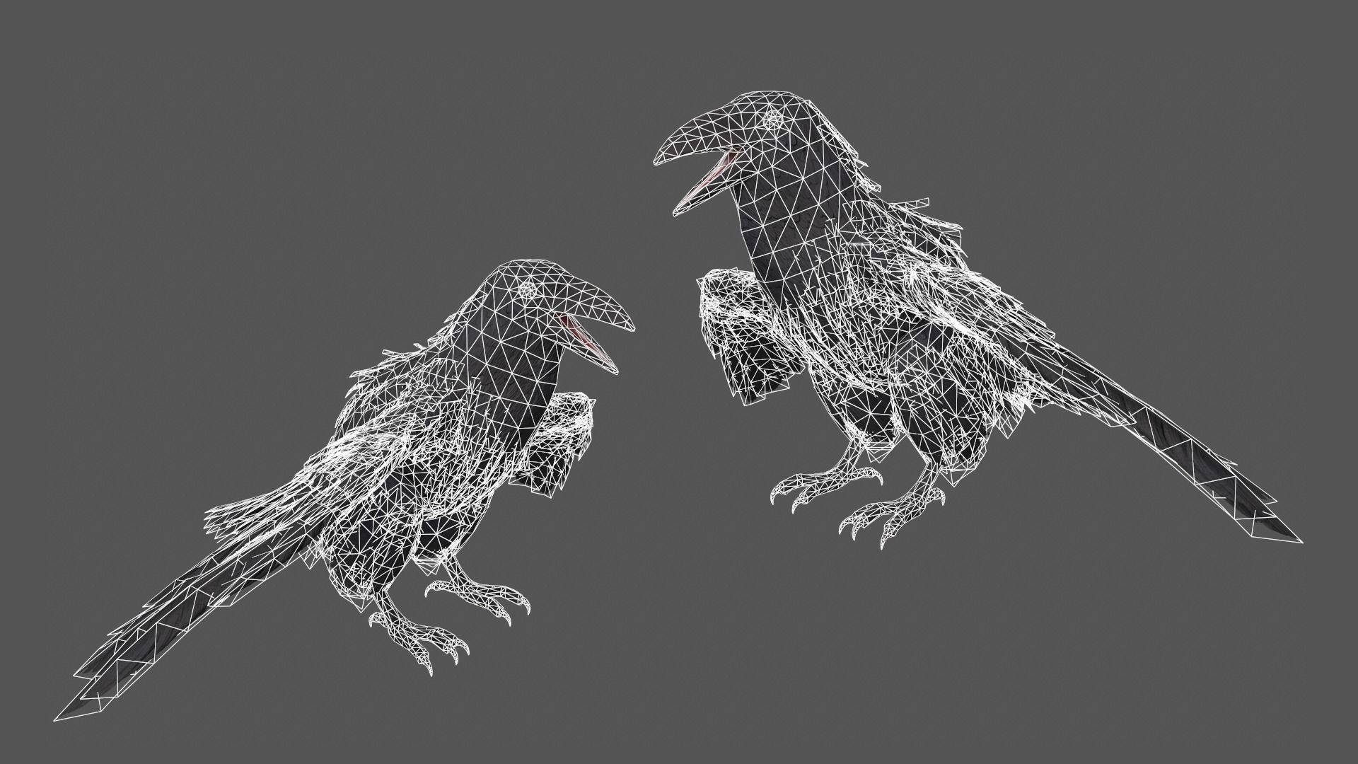 3D model Raven VR / AR / low-poly | CGTrader