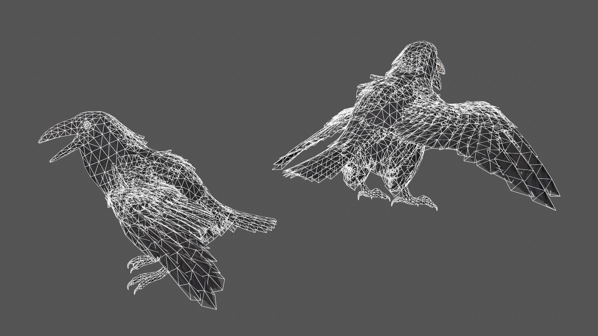 3D model Raven VR / AR / low-poly | CGTrader
