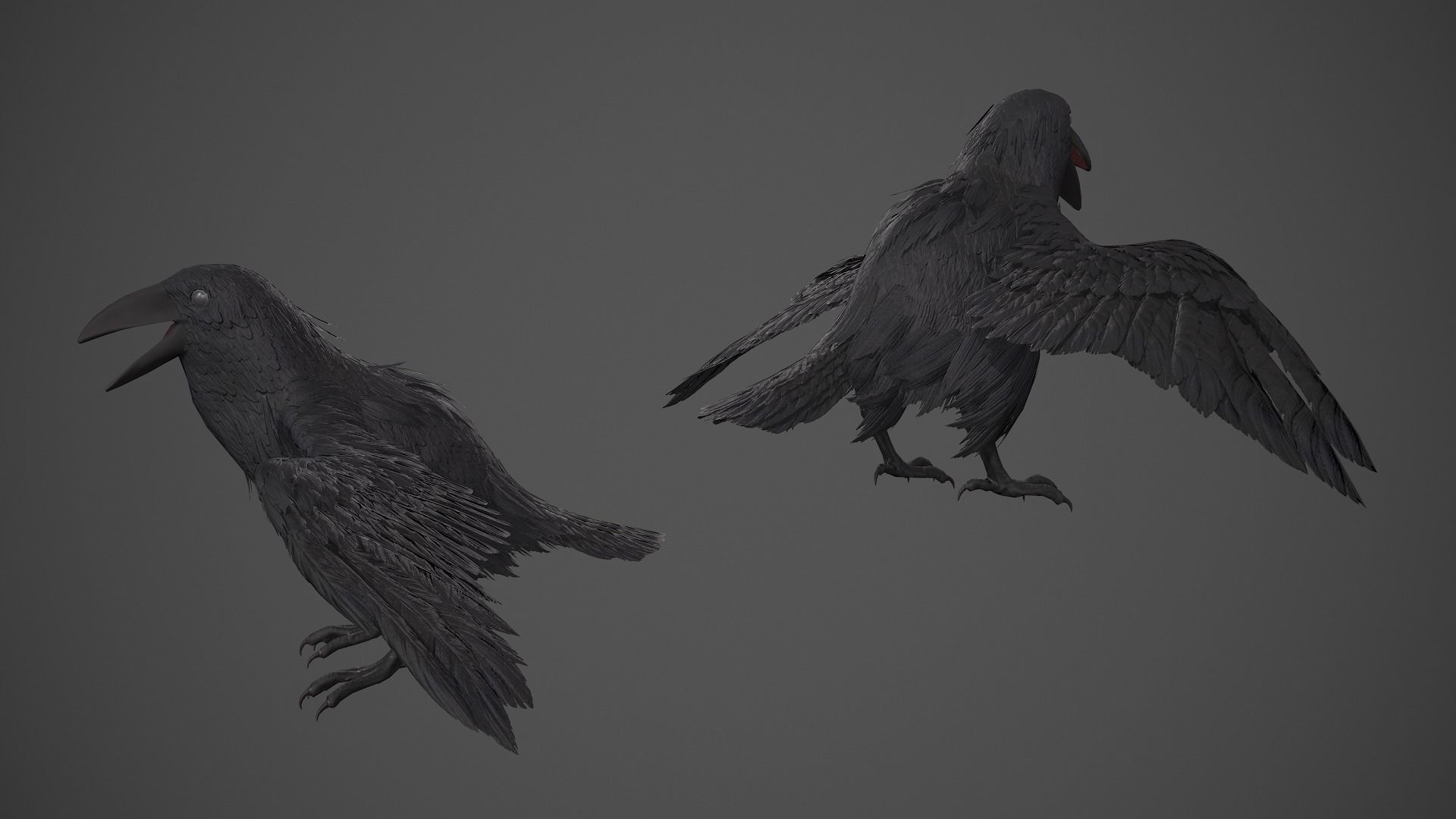 3D model Raven VR / AR / low-poly | CGTrader