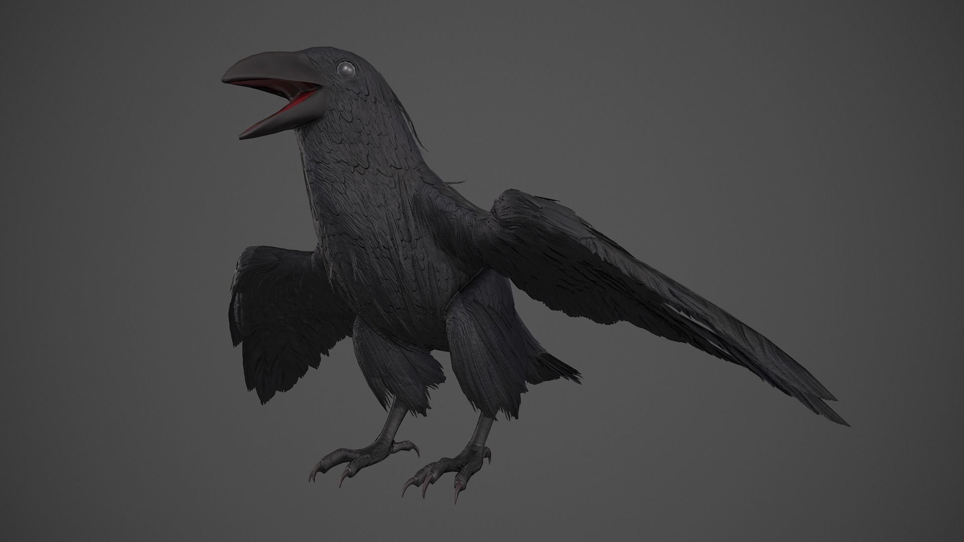 3D model Raven VR / AR / low-poly | CGTrader