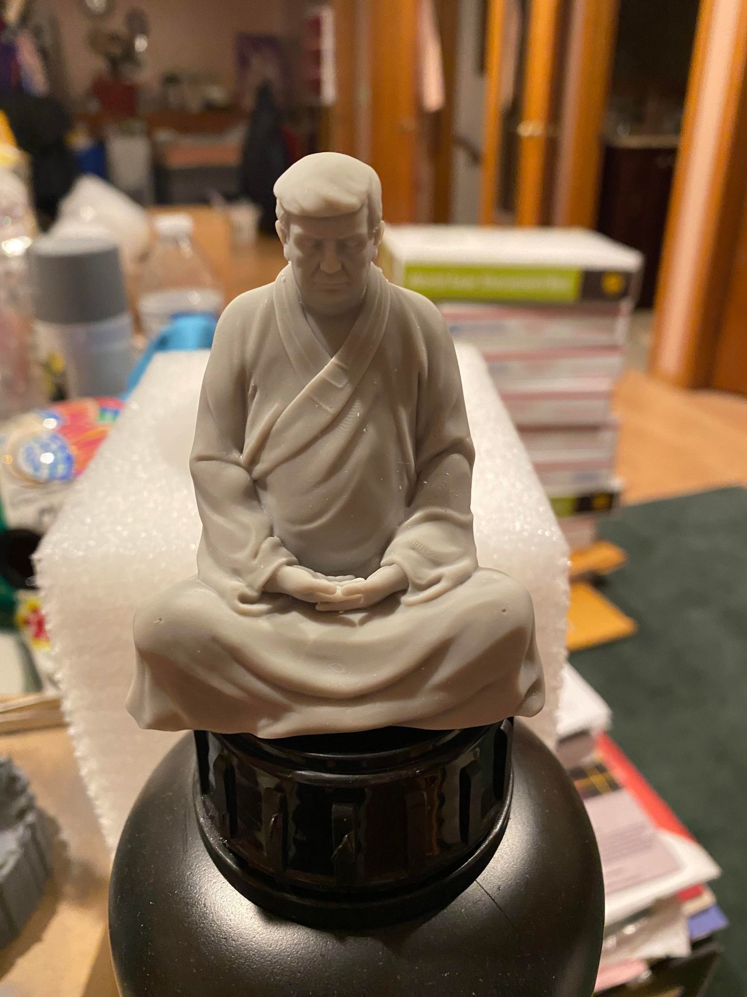 Meditate Zen Buddha Donald J Trump pose 3D model 3D printable | CGTrader