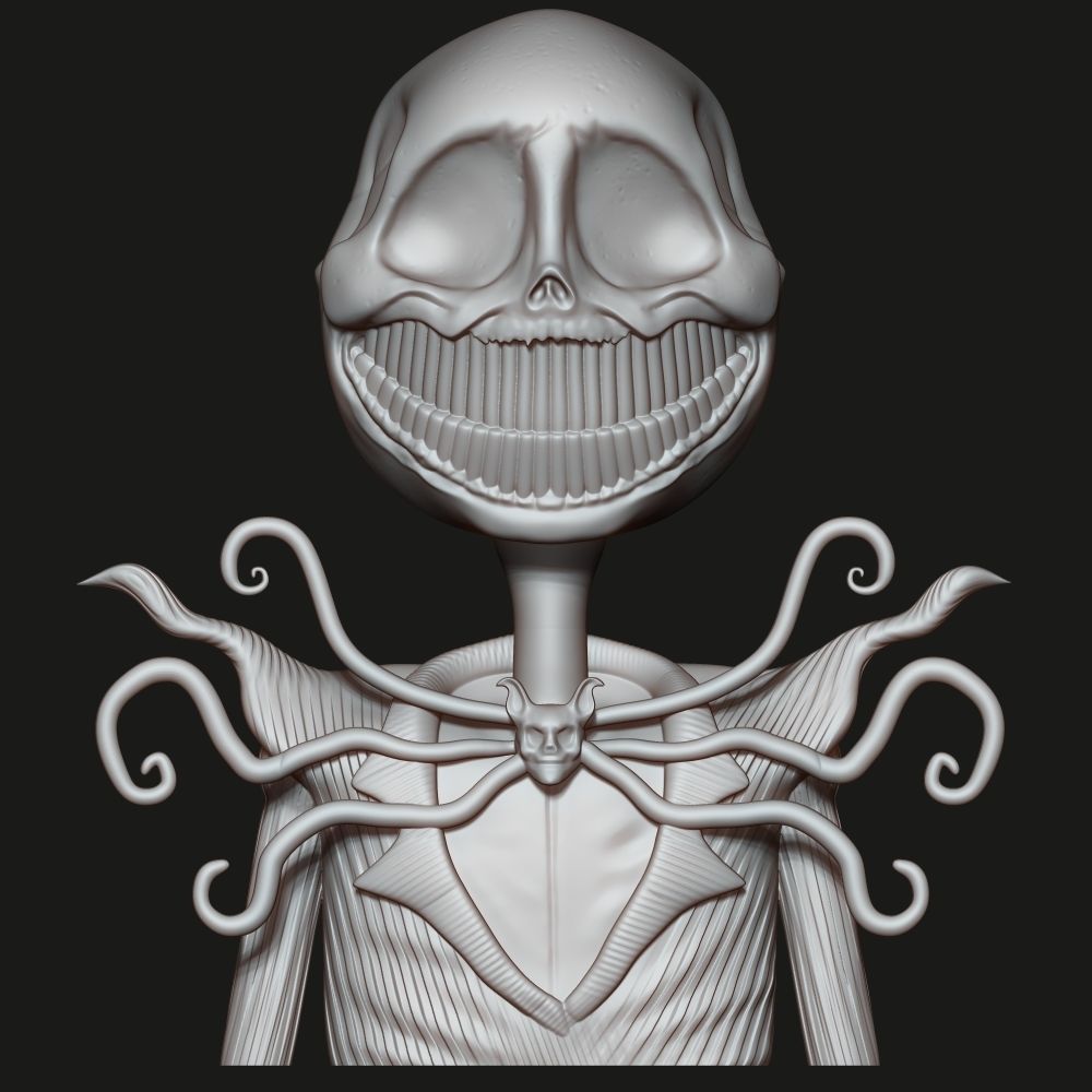 Skull Bust skeleton 3D model 3D printable | CGTrader