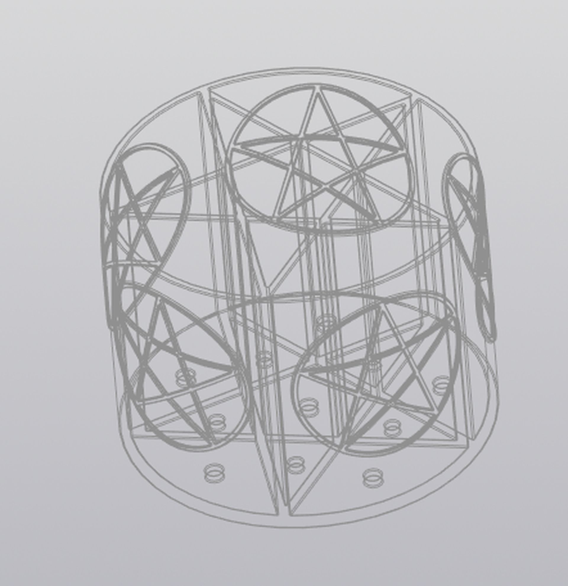 Pentagram planter 3D model 3D printable | CGTrader
