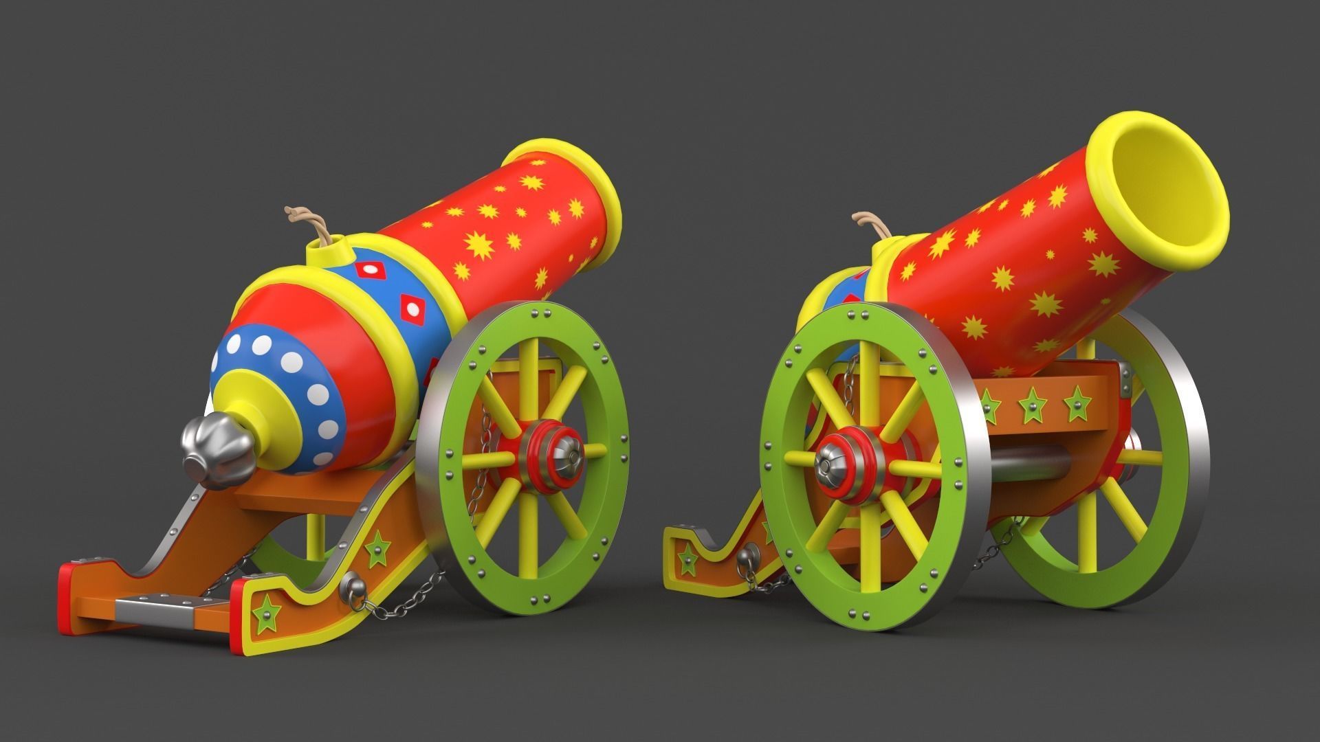 Circus Cannon 3D model | CGTrader