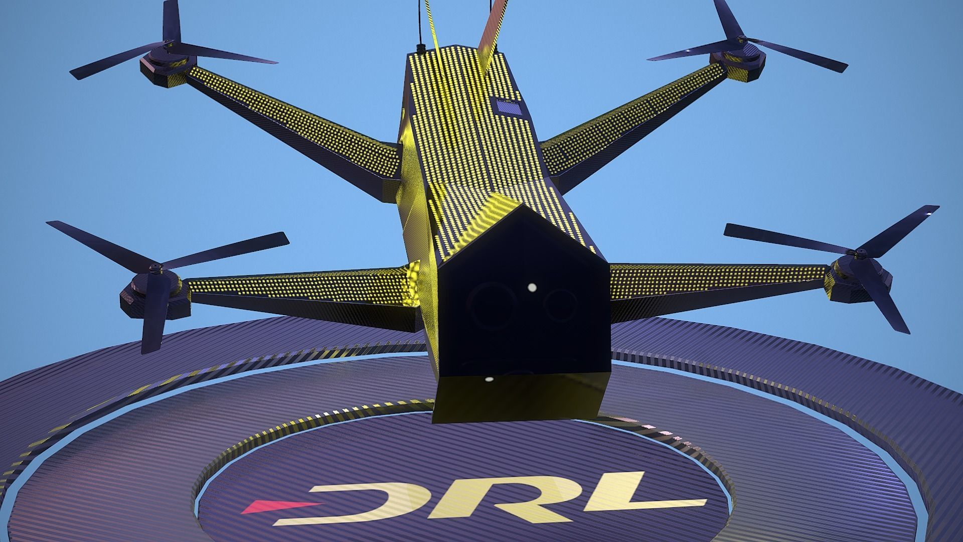 3D model DRL Racer Drone VR / AR / low-poly | CGTrader