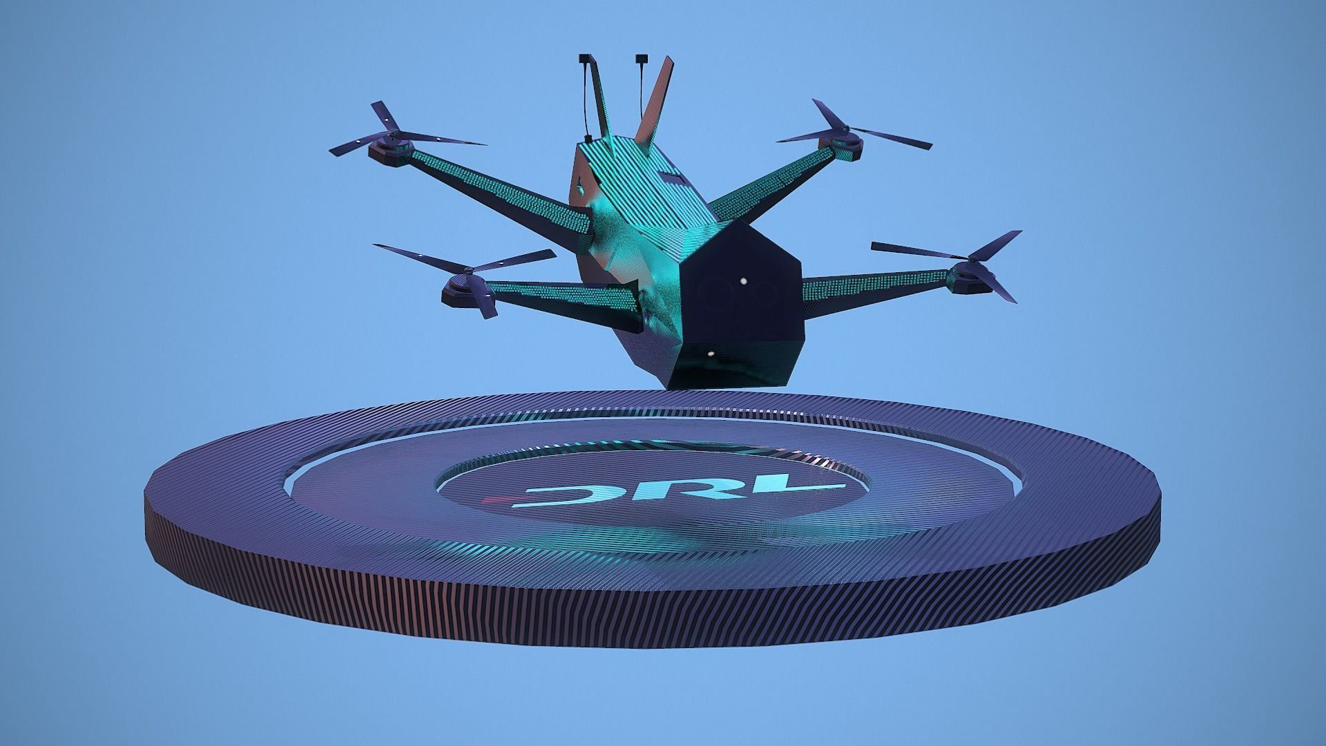 3D model DRL Racer Drone VR / AR / low-poly | CGTrader