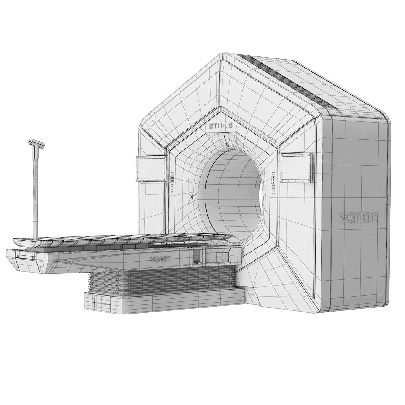 Varian Ethos Adaptive Therapy System 3D model | CGTrader