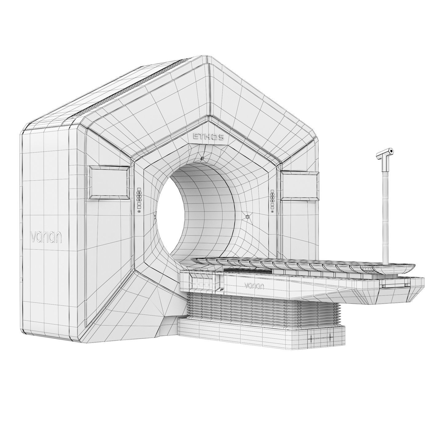 Varian Ethos Adaptive Therapy System 3D model | CGTrader