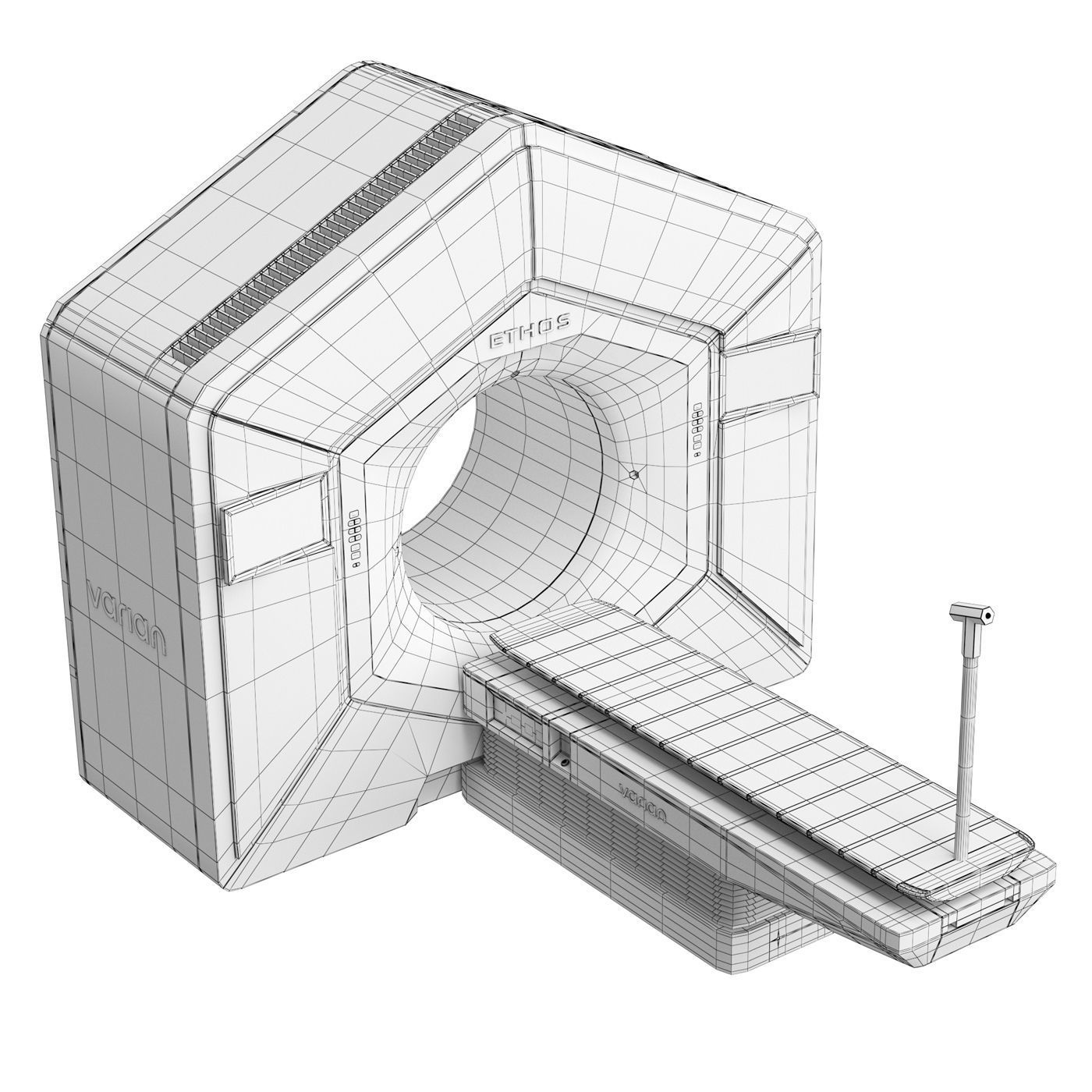 Varian Ethos Adaptive Therapy System 3D model | CGTrader