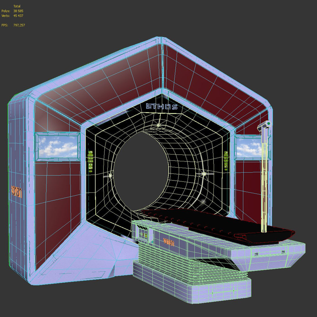 Varian Ethos Adaptive Therapy System 3D model | CGTrader