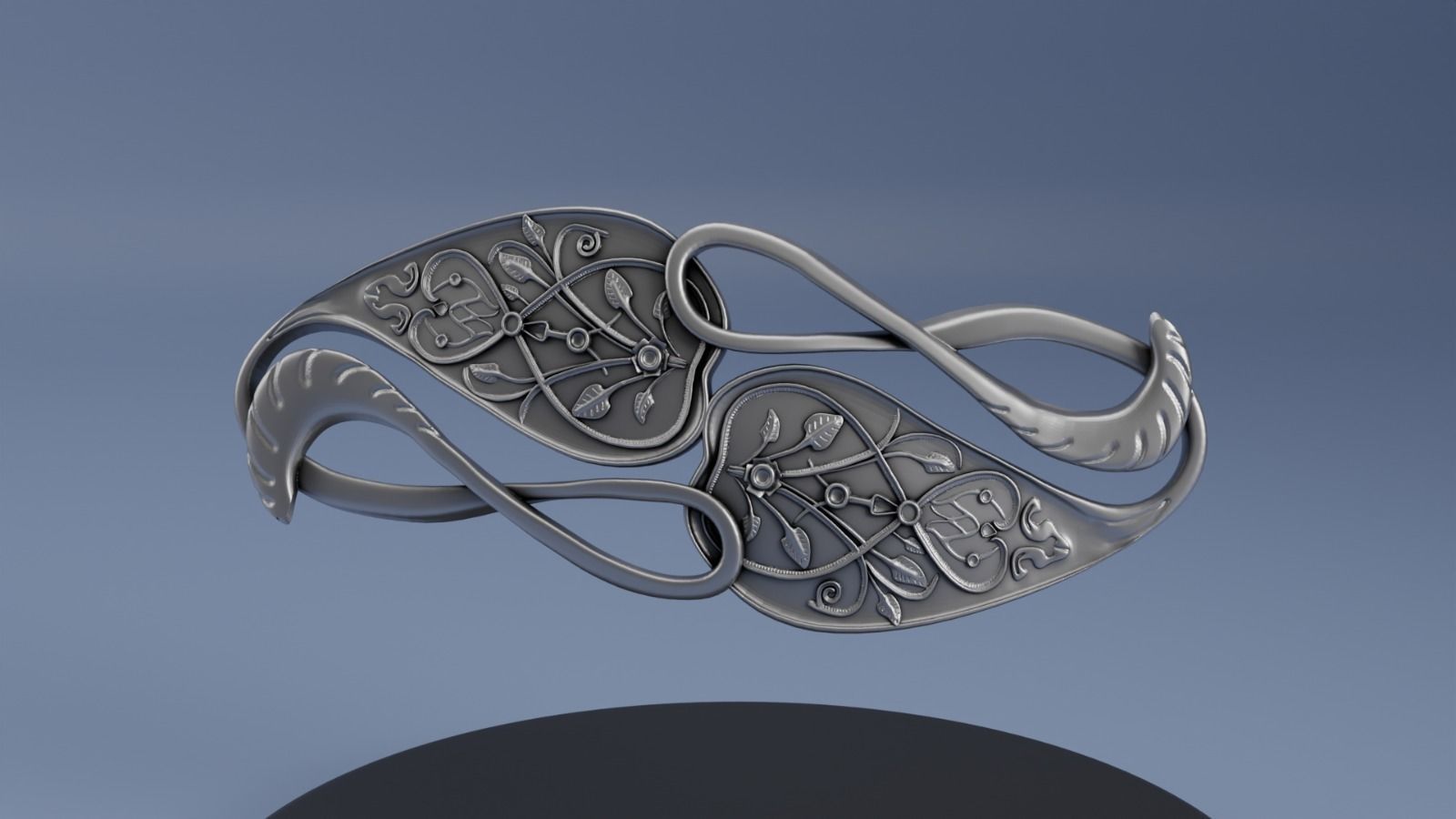 GANDALF THE WHITE BROOCH 3D model 3D printable | CGTrader