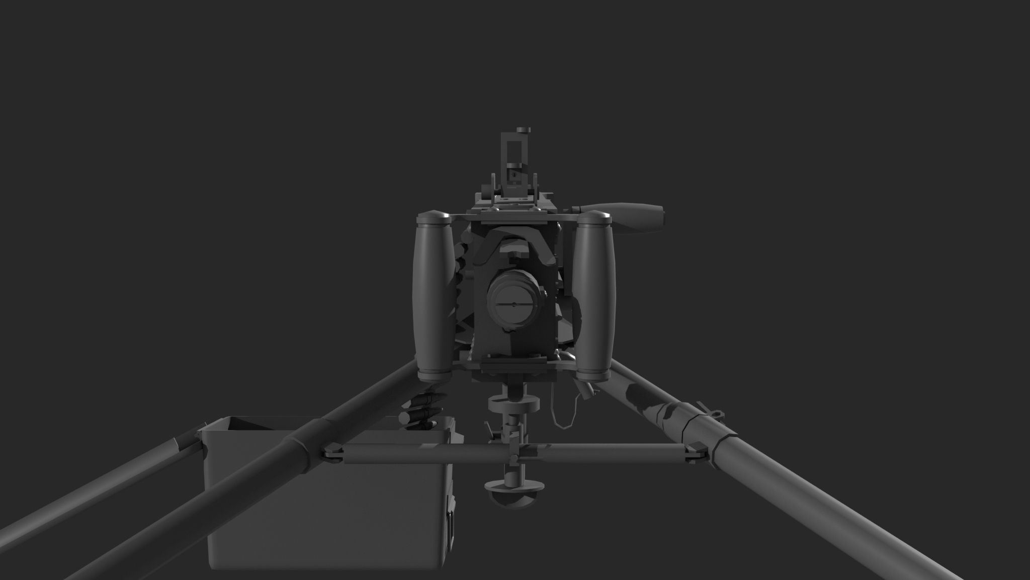 3D model Browning m2 gun 3d model machine gun VR / AR / low-poly | CGTrader
