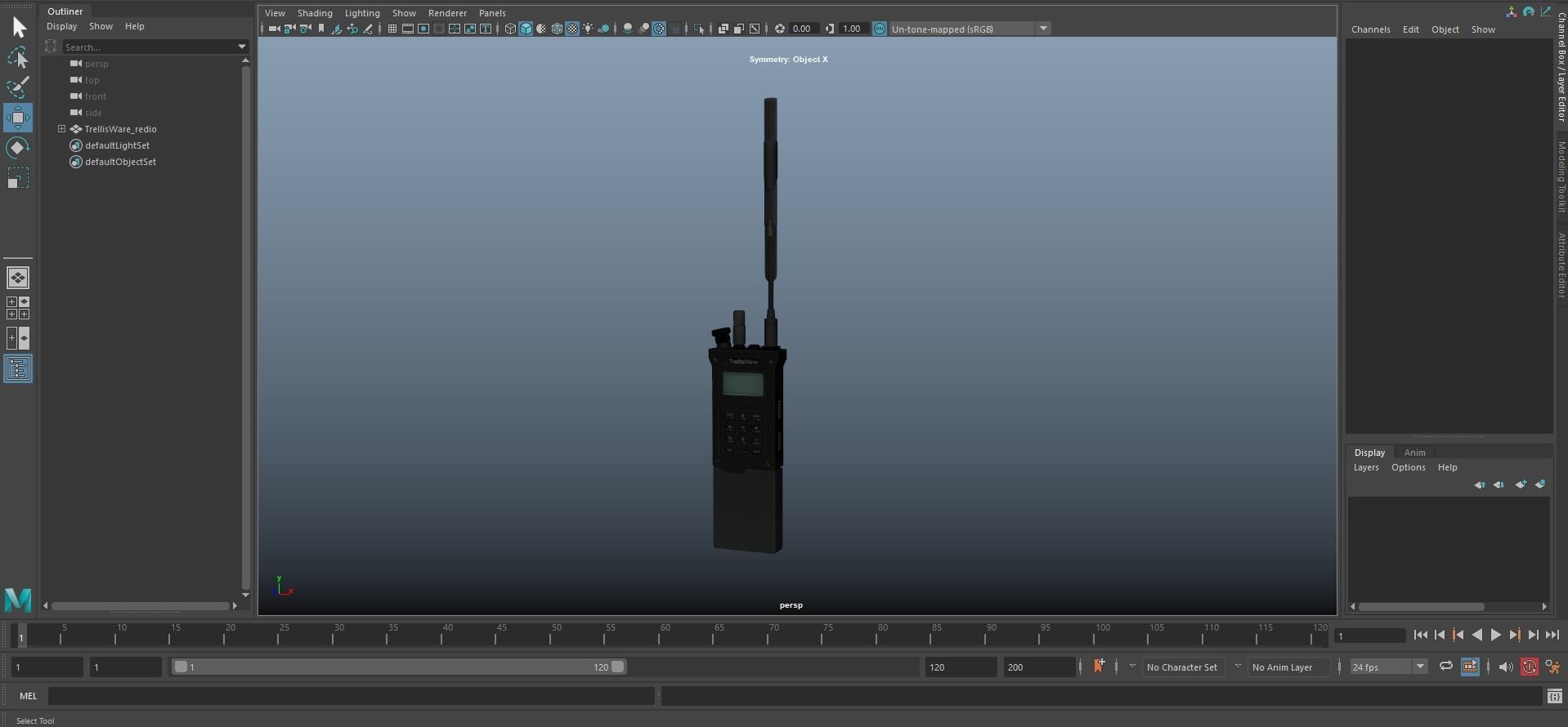 3D model MILITARY Trellis Ware TW-950 TSM Radio VR / AR / low-poly ...