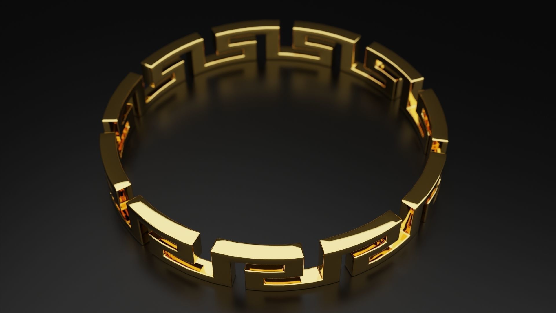 Greek Ornament Ring 3D model | CGTrader