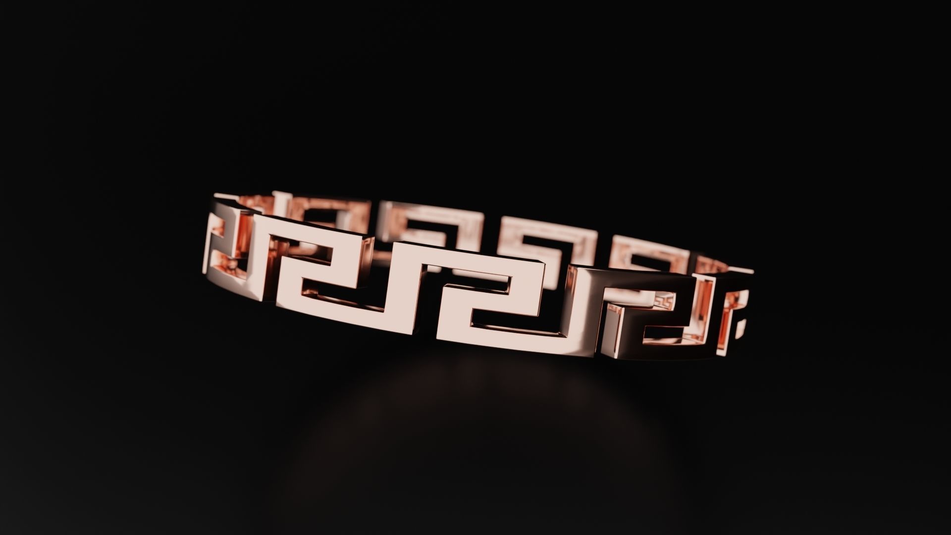 Greek Ornament Ring 3D model | CGTrader