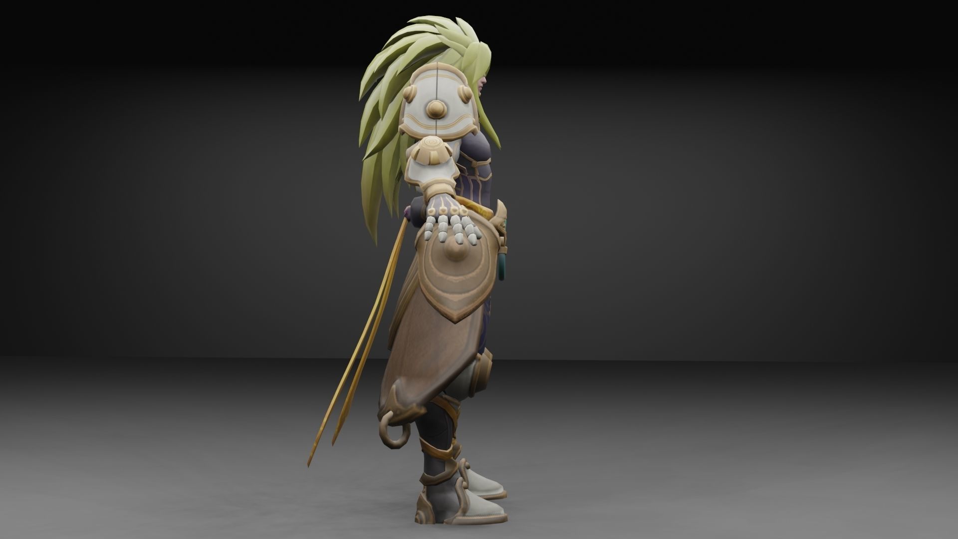 3D model Monster - armour VR / AR / low-poly | CGTrader