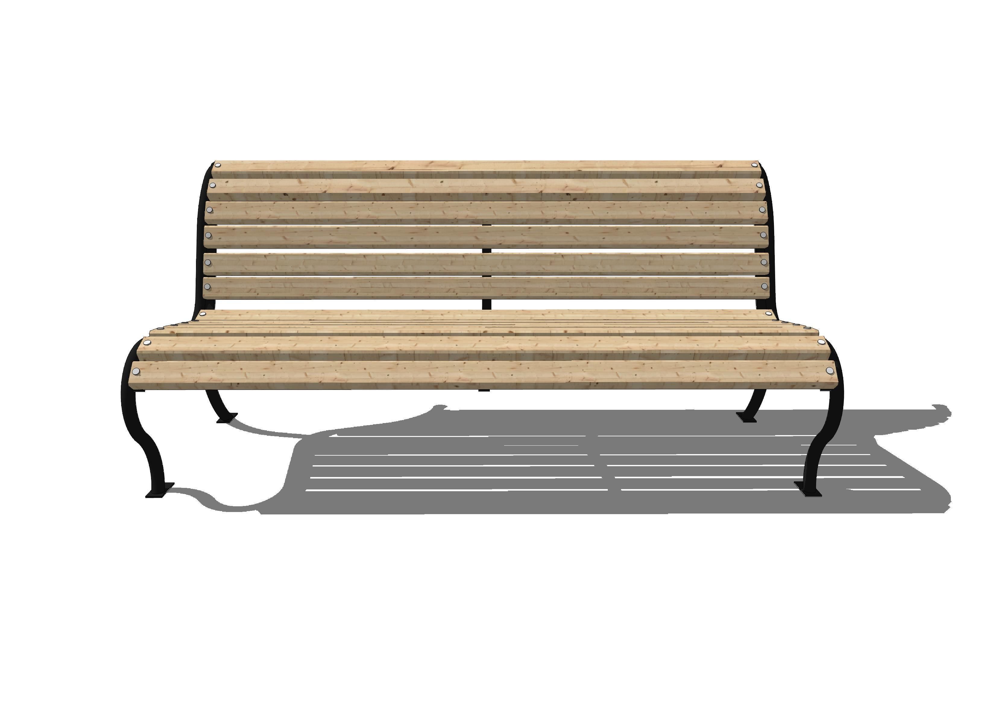 bench park-bench 3D model | CGTrader