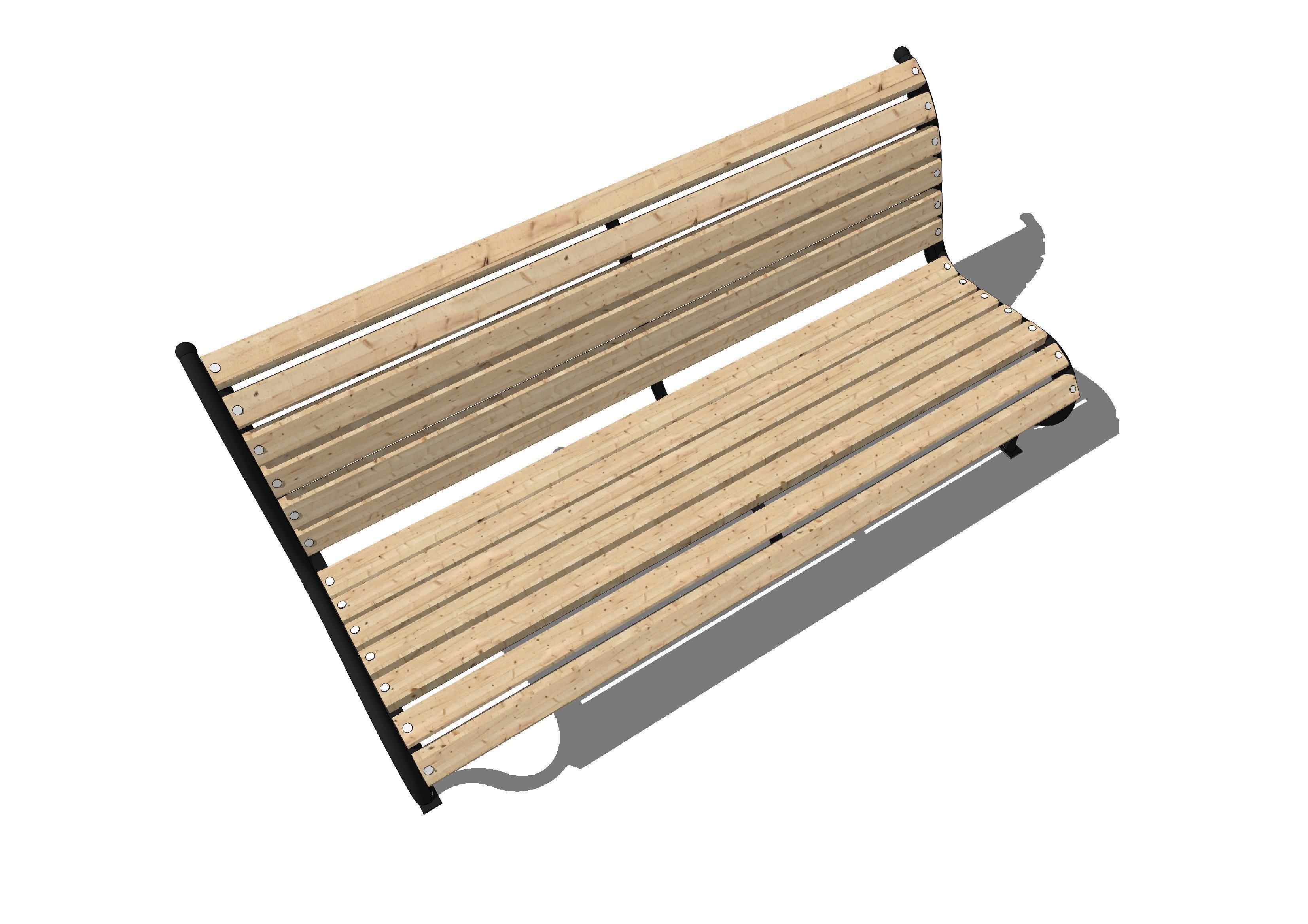 bench park-bench 3D model | CGTrader