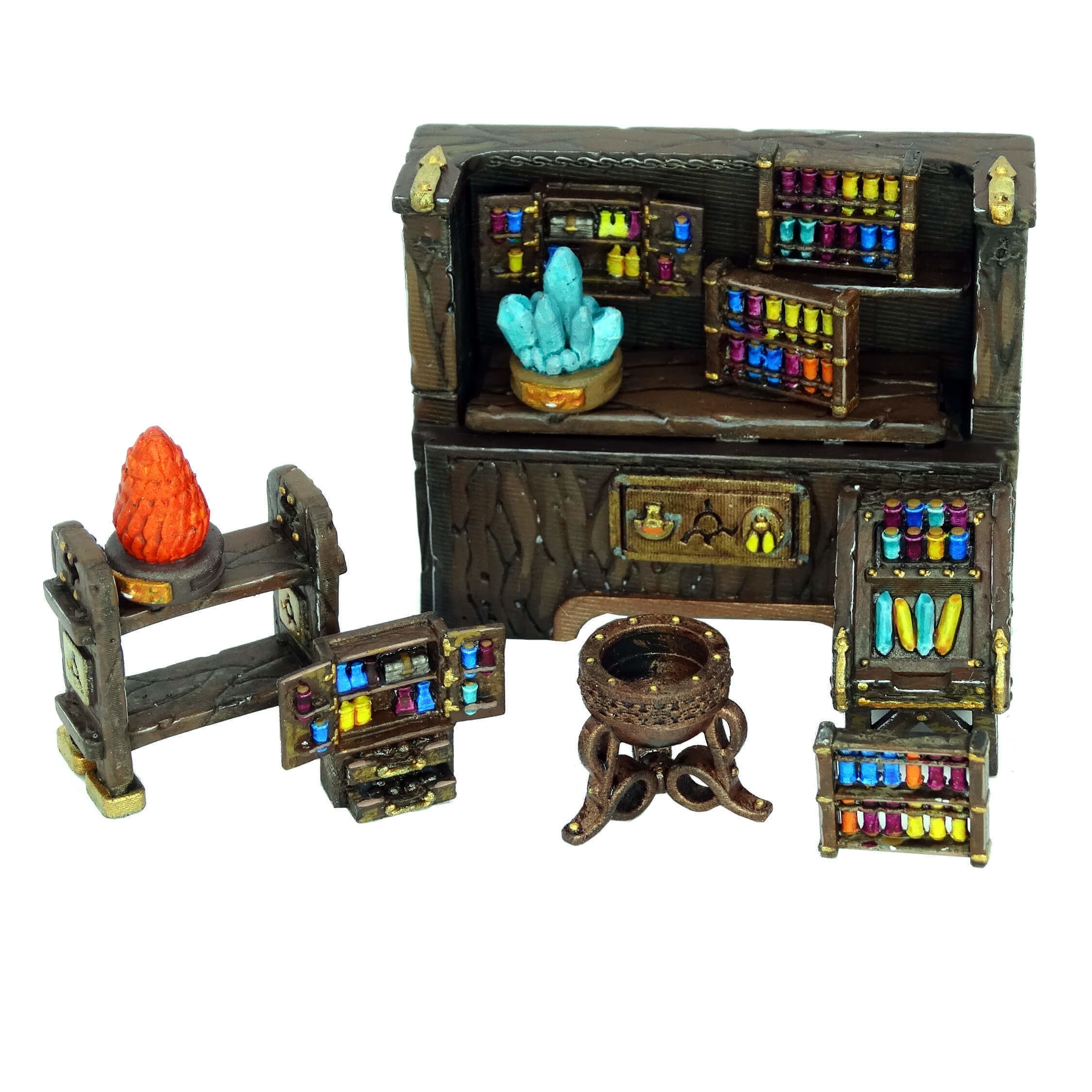 Alchemy Shop And Market Stall Fantasy Tabletop Minis 3D model 3D ...