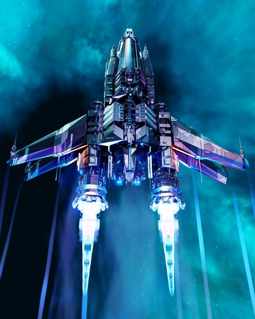 FREE HYPERJET PLUME BY ARTOFVIBRATION free 3D model animated | CGTrader