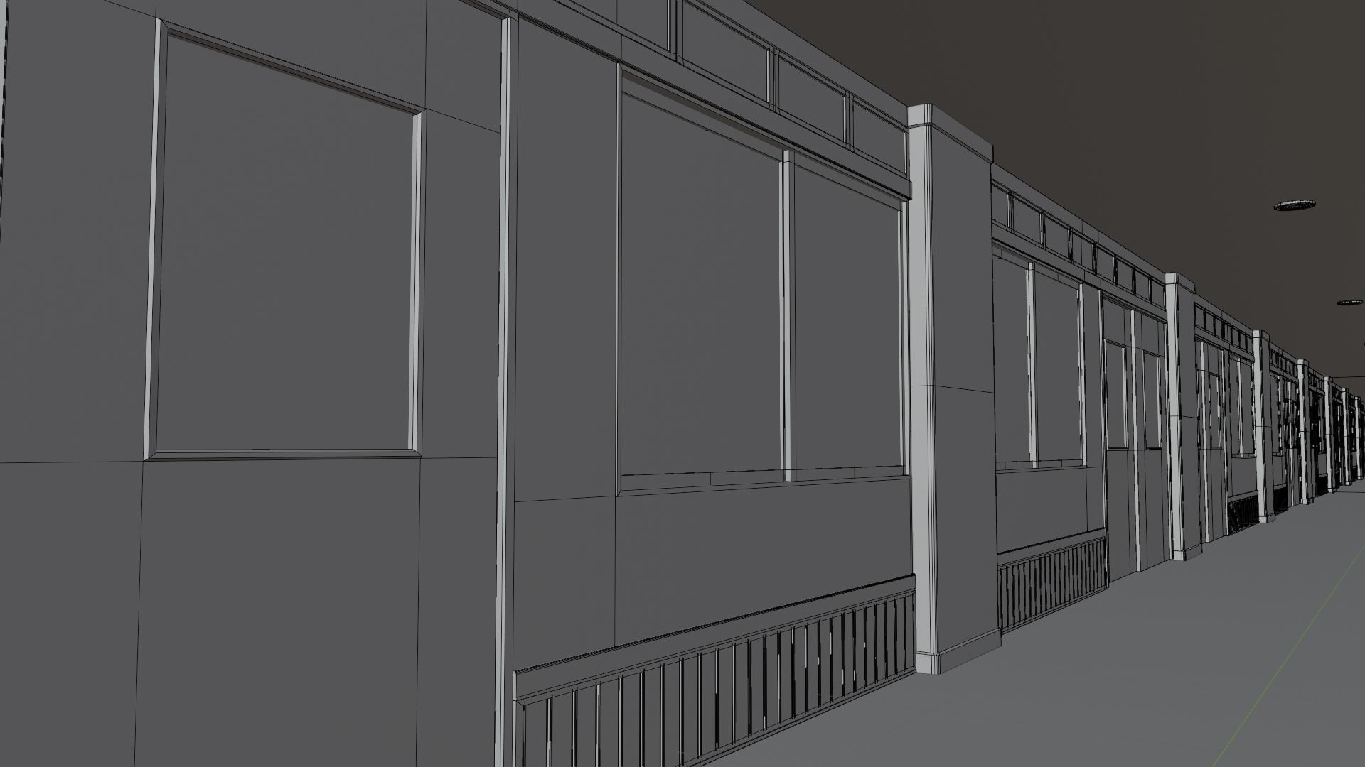 3D model Anime Corridor VR / AR / low-poly | CGTrader