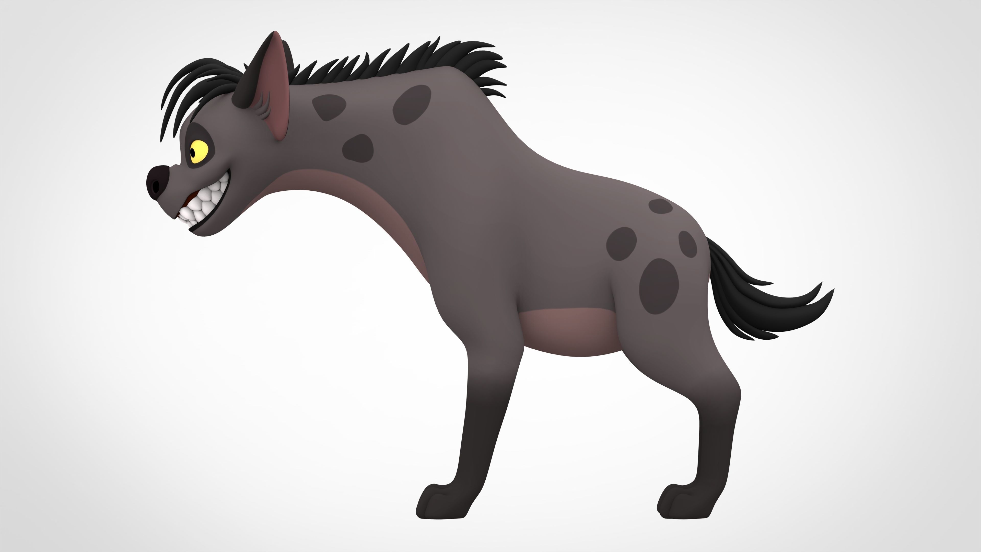 Shenzi cartoon hyena 3D model | CGTrader
