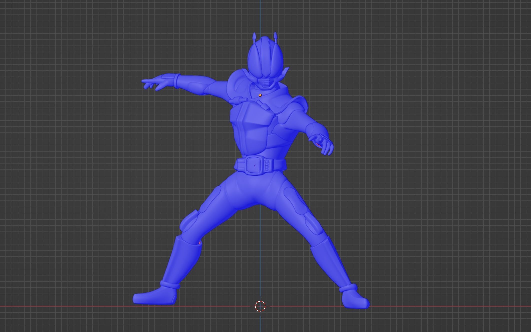 Kamen Rider Den-O - Kamen Rider 3D model rigged | CGTrader