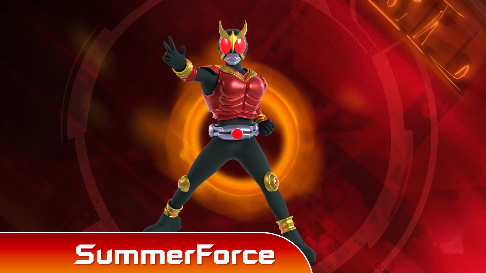 Kamen Rider Kuuga - Kamen Rider 3D model rigged | CGTrader