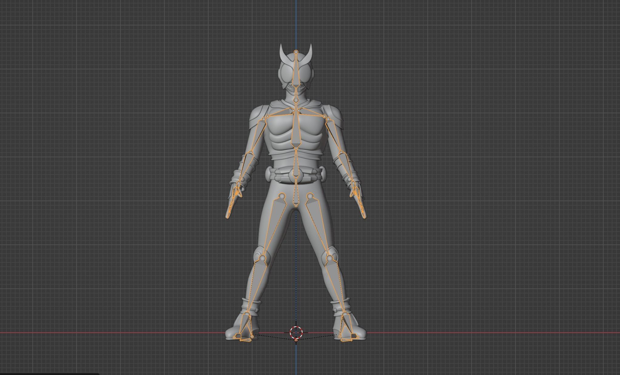 Kamen Rider Kuuga - Kamen Rider 3D model rigged | CGTrader