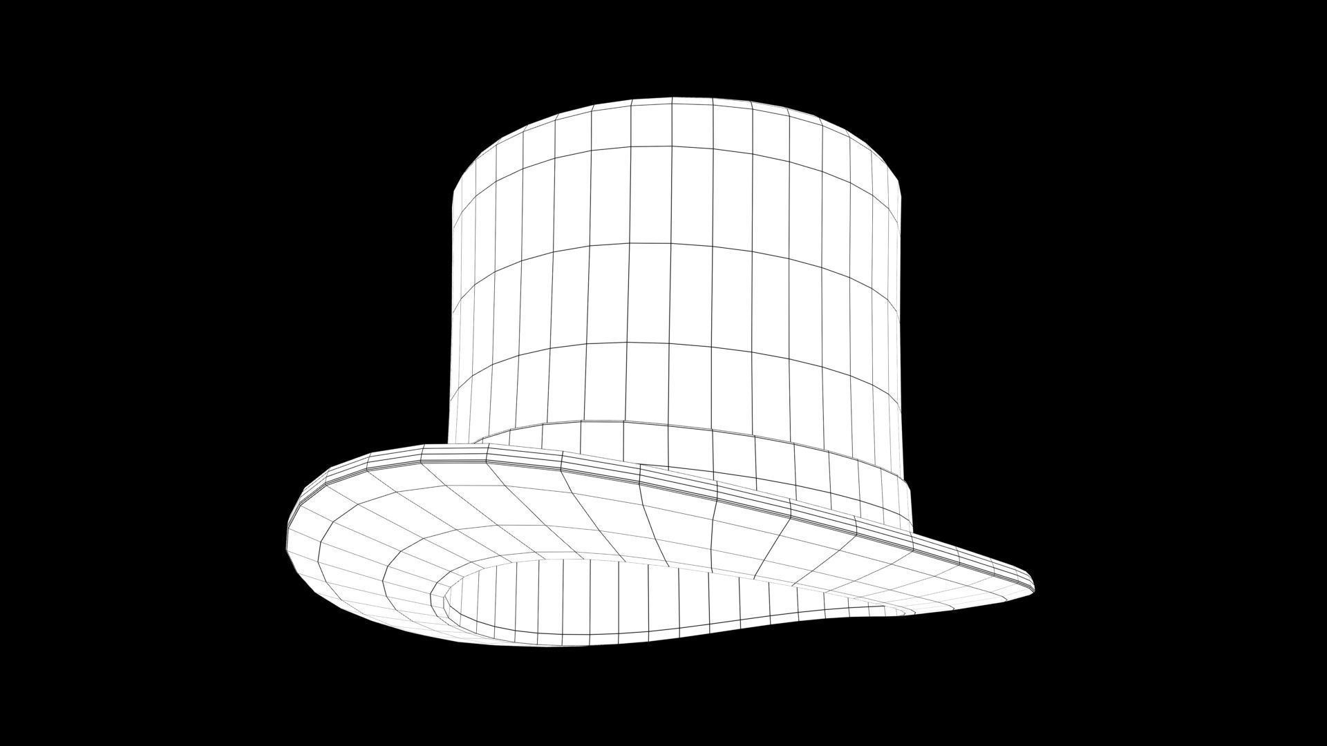 top hat 3D model | CGTrader