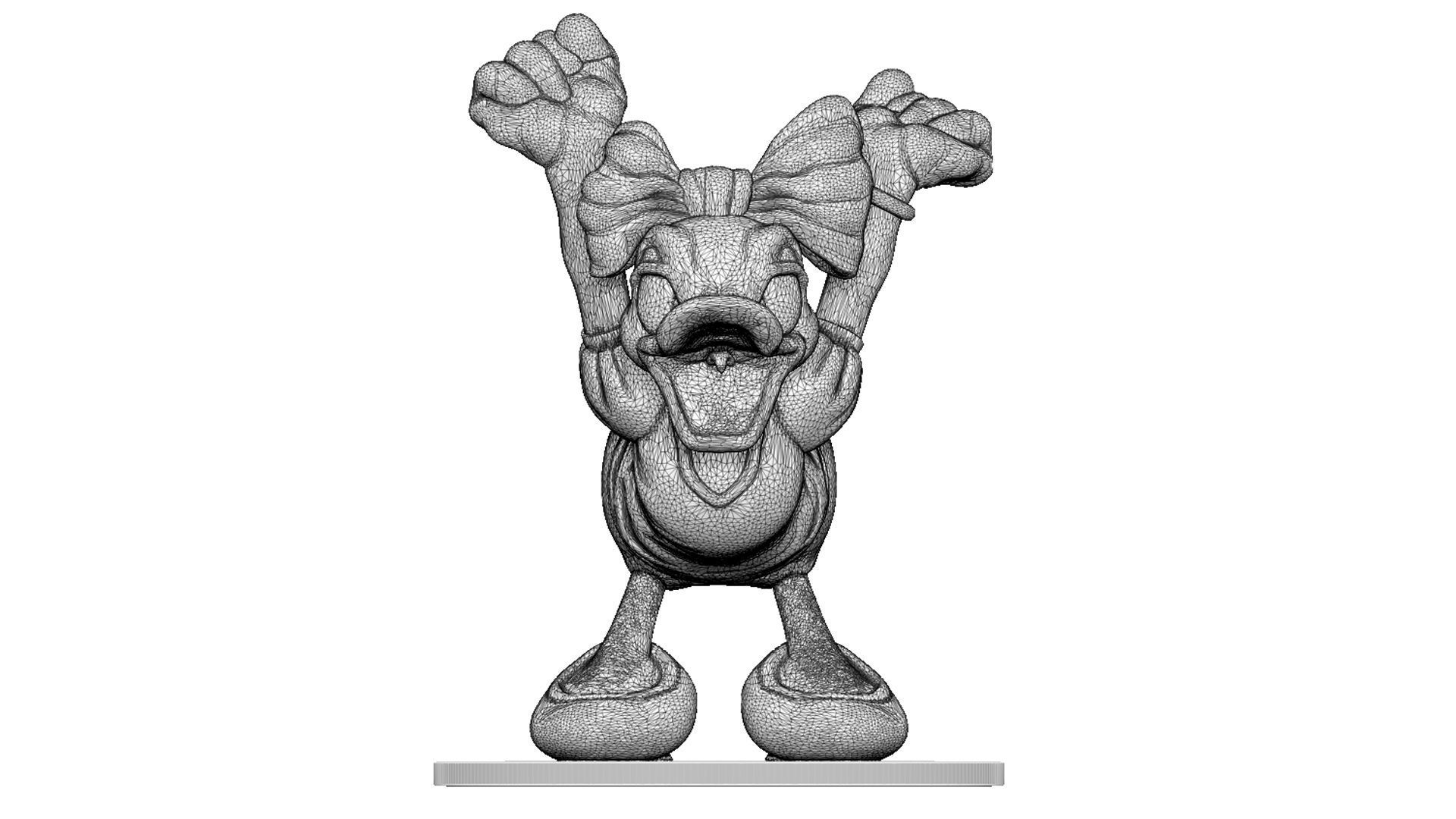 Donald and Daisy duck for 3d print STL 3D model 3D printable | CGTrader