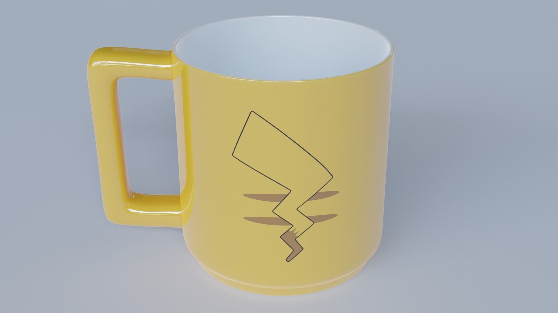 Pikachu Coffee Mug 3D model | CGTrader
