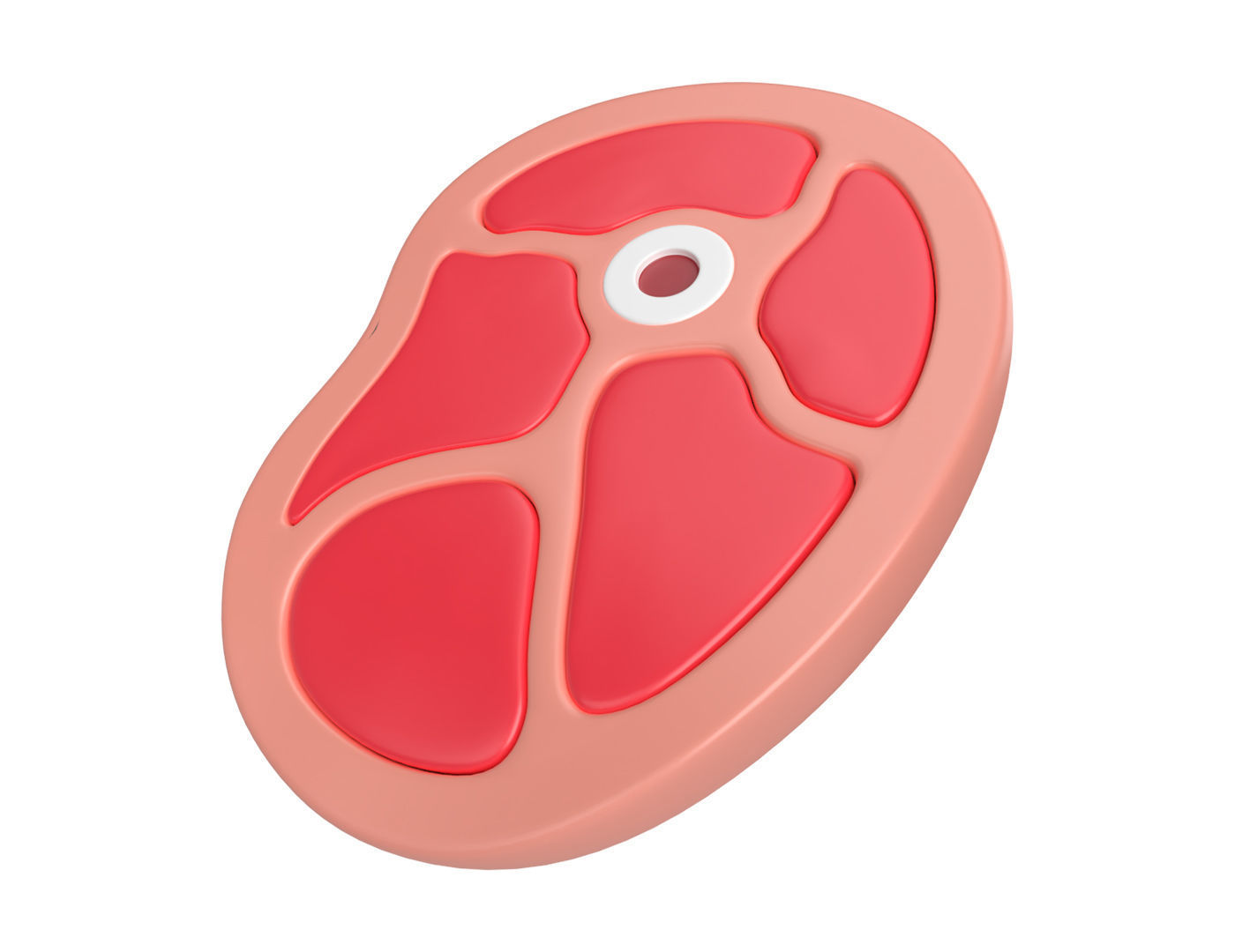 3D model Cartoon Raw Meat VR / AR / low-poly | CGTrader