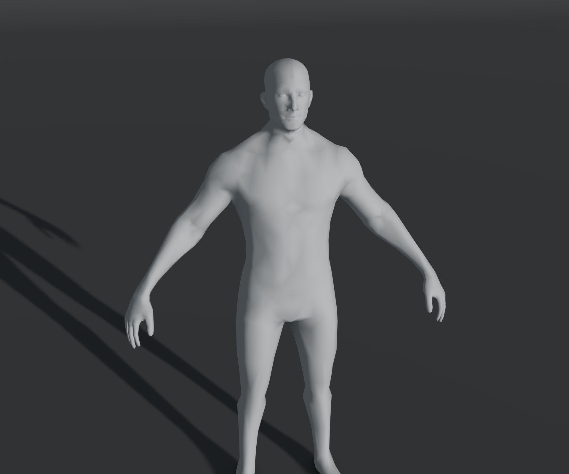 Male Body Base Mesh 28 Animations 3D Model 3D model animated rigged ...