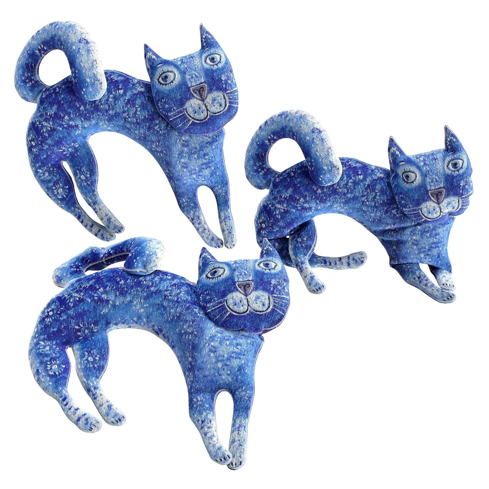 Blue Cat 3D model | CGTrader