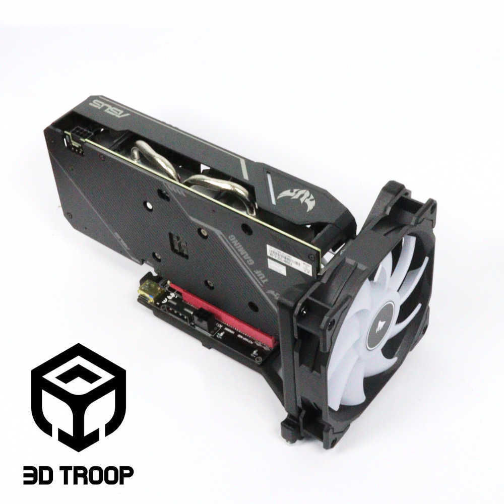 GPU FLEX SUPPORT 140MM FAN 3D model 3D printable | CGTrader