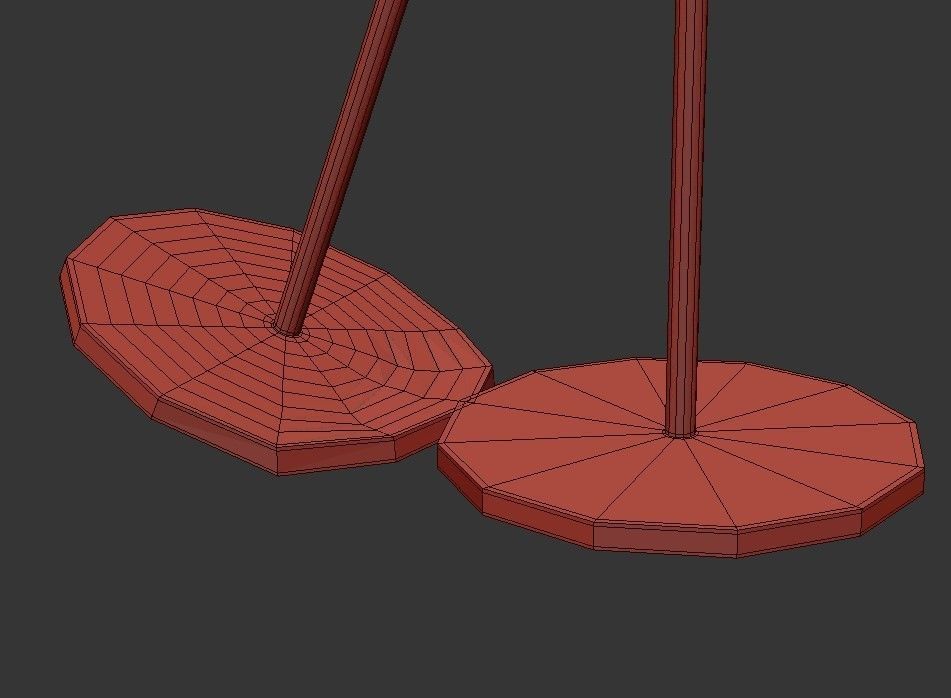struts butterfly floor lamp 3D model | CGTrader
