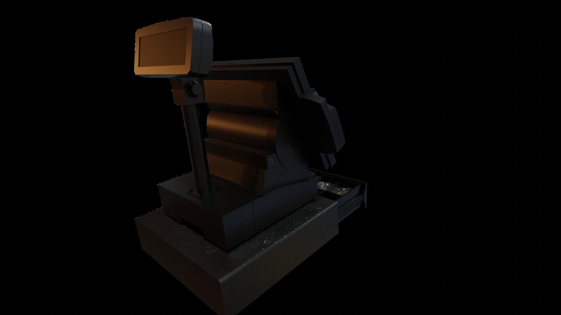 3D model Cashier Registry VR / AR / low-poly | CGTrader