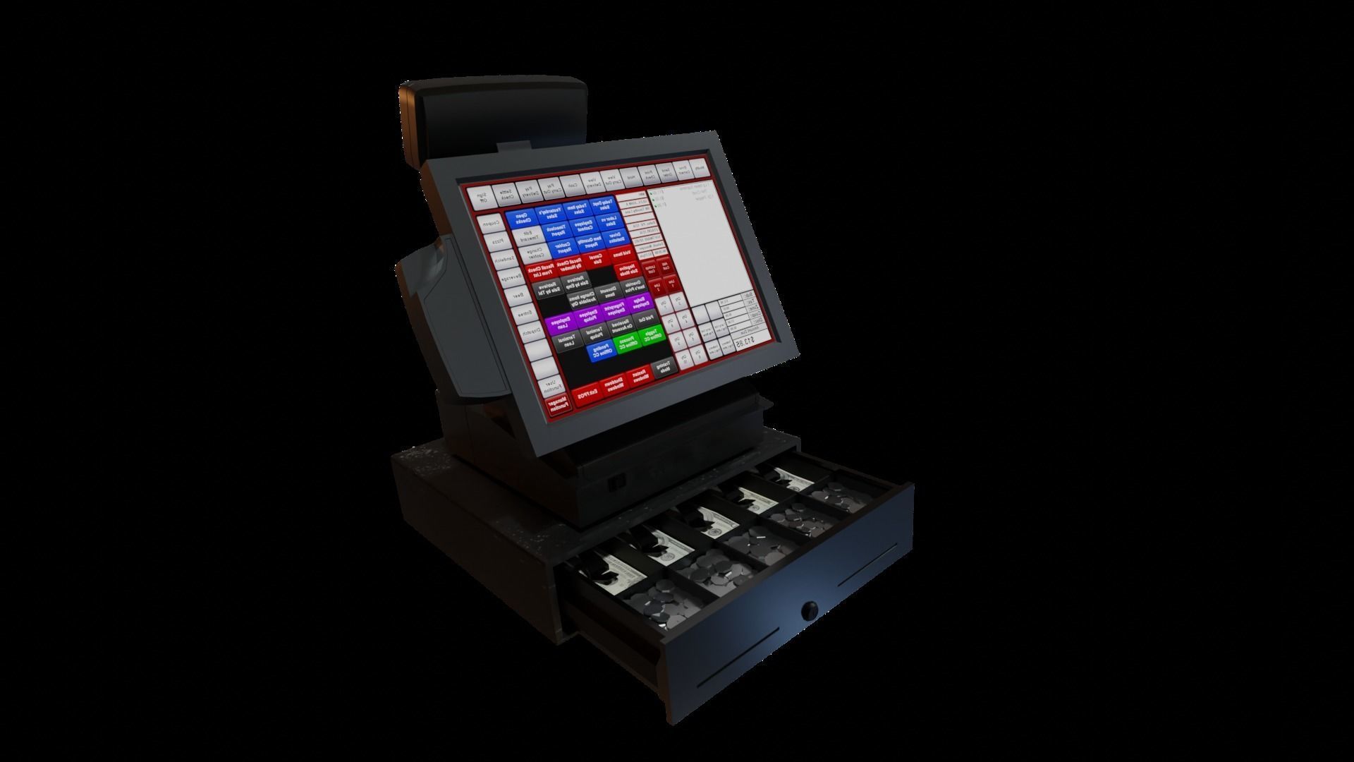 3D model Cashier Registry VR / AR / low-poly | CGTrader