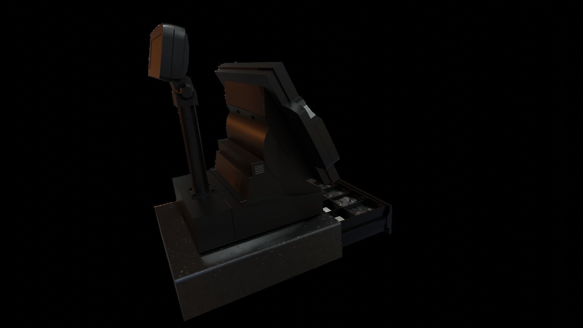 3D model Cashier Registry VR / AR / low-poly | CGTrader