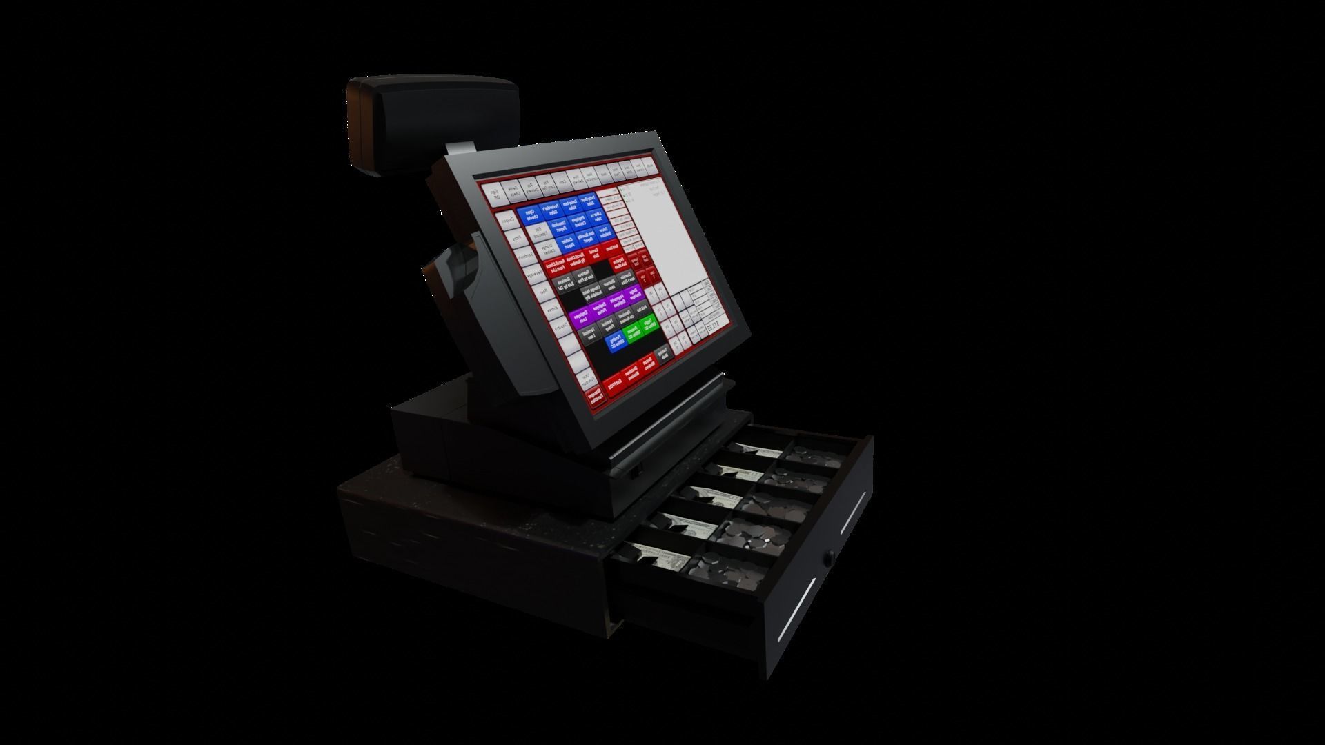 3D model Cashier Registry VR / AR / low-poly | CGTrader