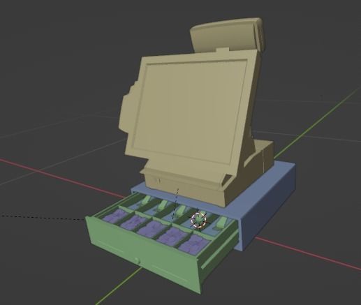 3D model Cashier Registry VR / AR / low-poly | CGTrader