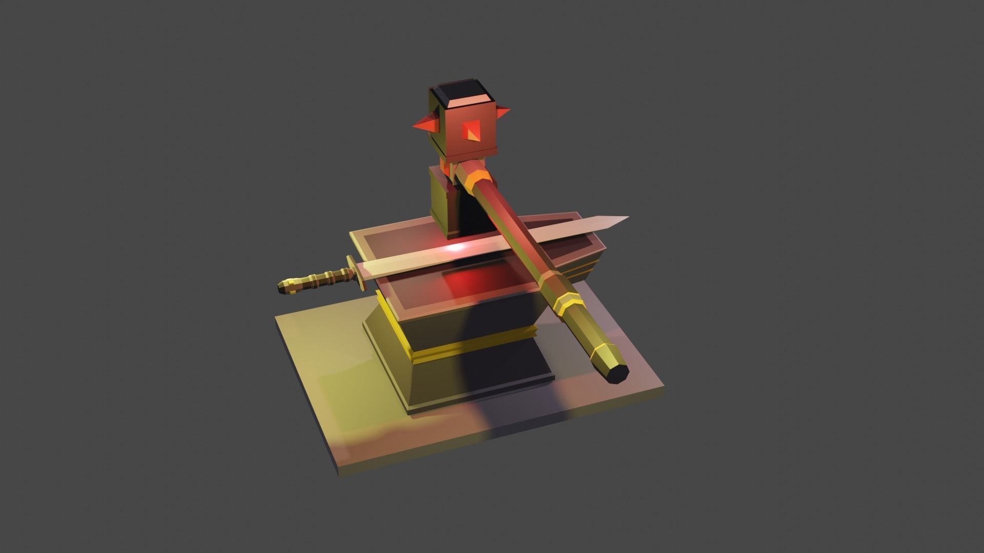 Ancient Iron Sword Forging system for black smith free VR / AR / low ...