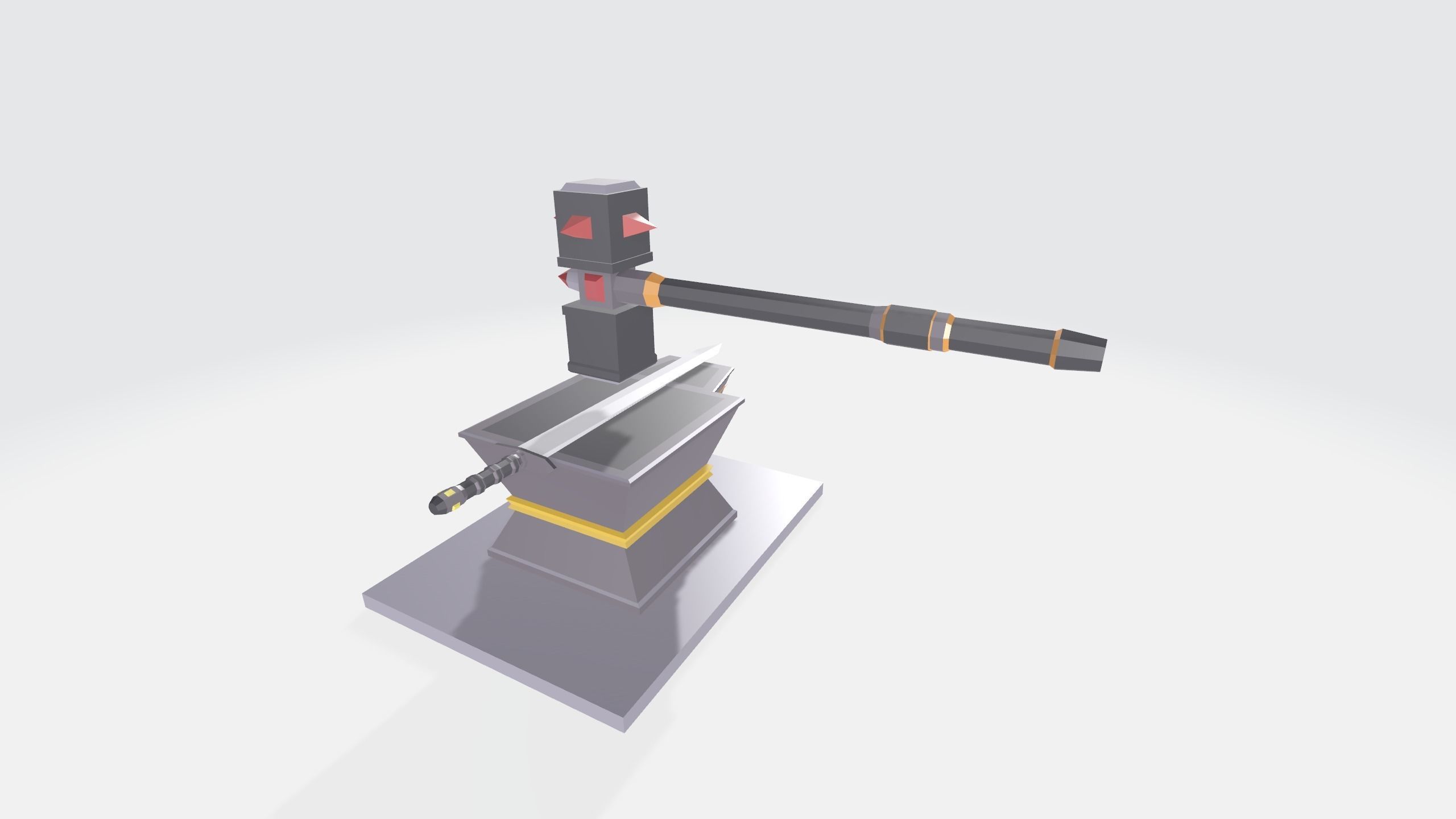 Ancient Iron Sword Forging system for black smith free VR / AR / low ...