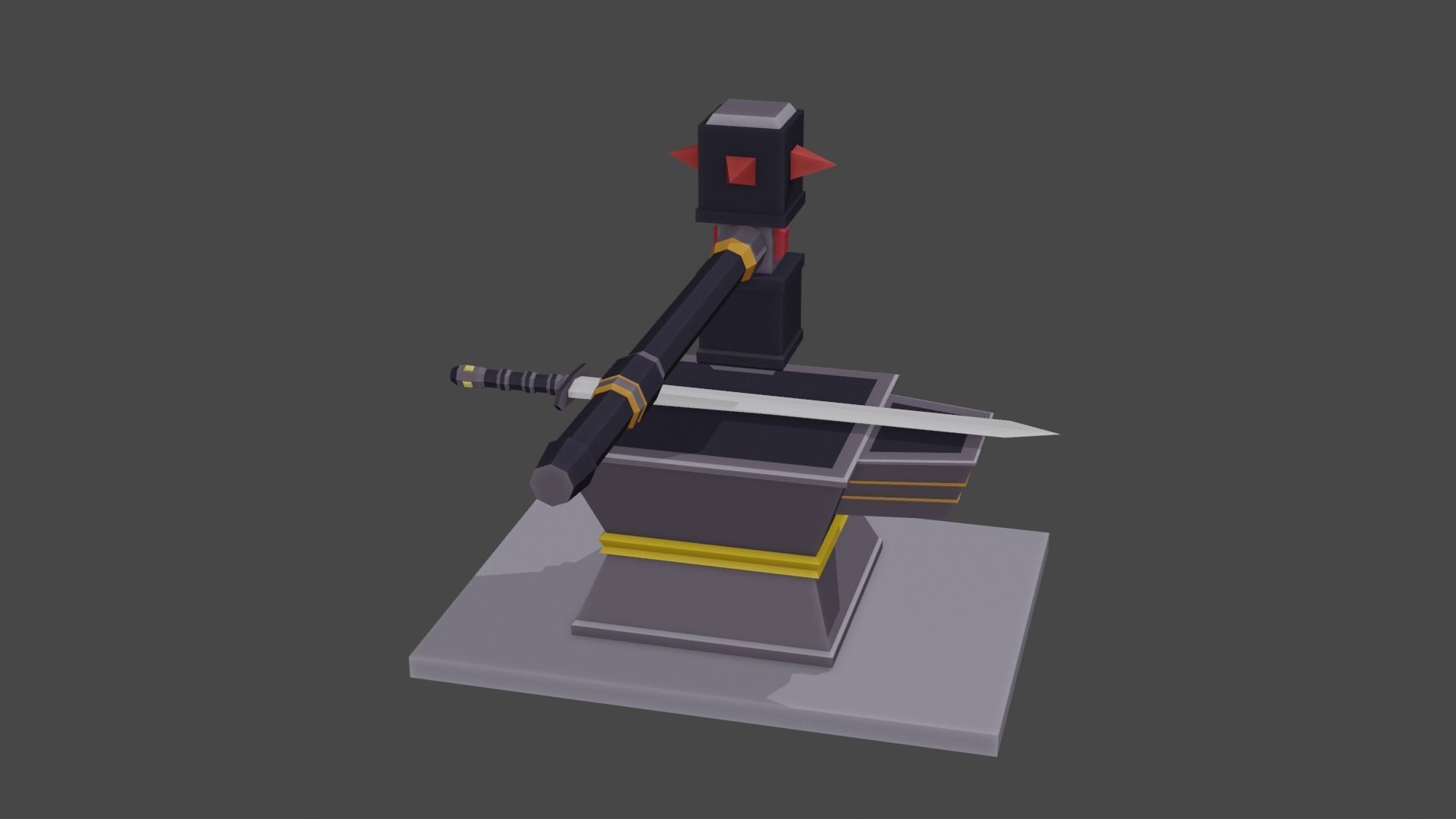 Ancient Iron Sword Forging system for black smith free VR / AR / low ...