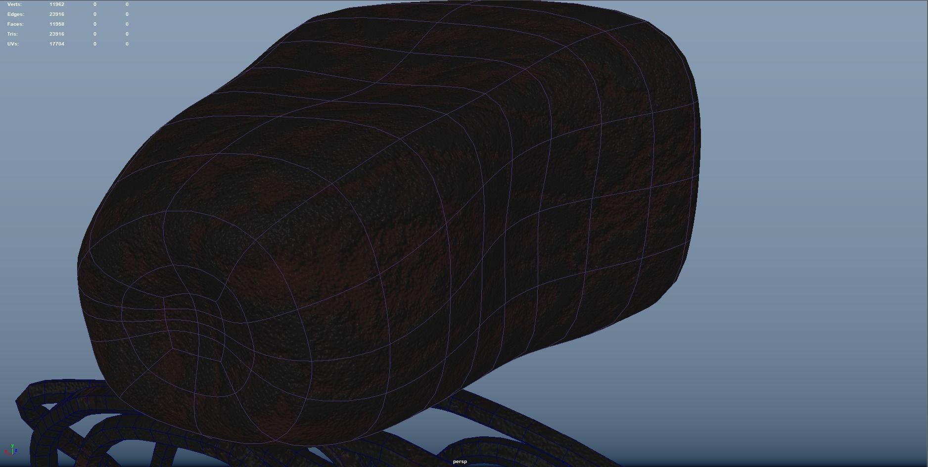 Bacteria Monster From The Backrooms Rigged 3D model rigged | CGTrader