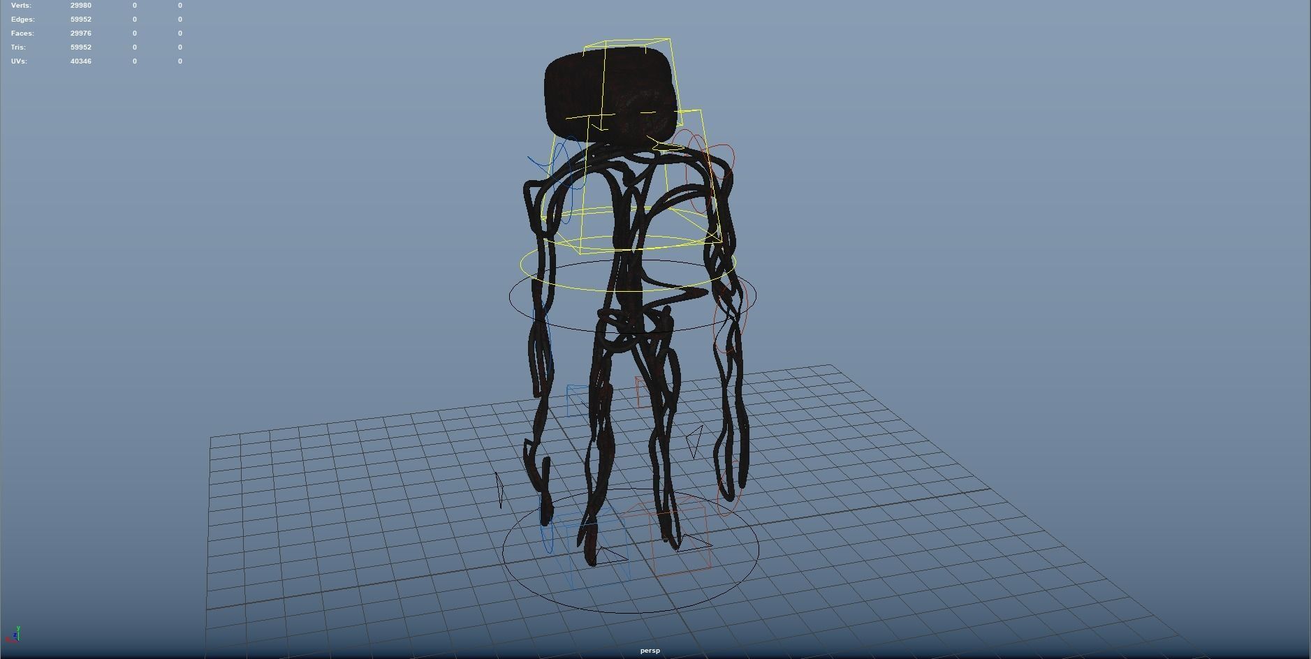 Bacteria Monster From The Backrooms Rigged 3D model rigged | CGTrader