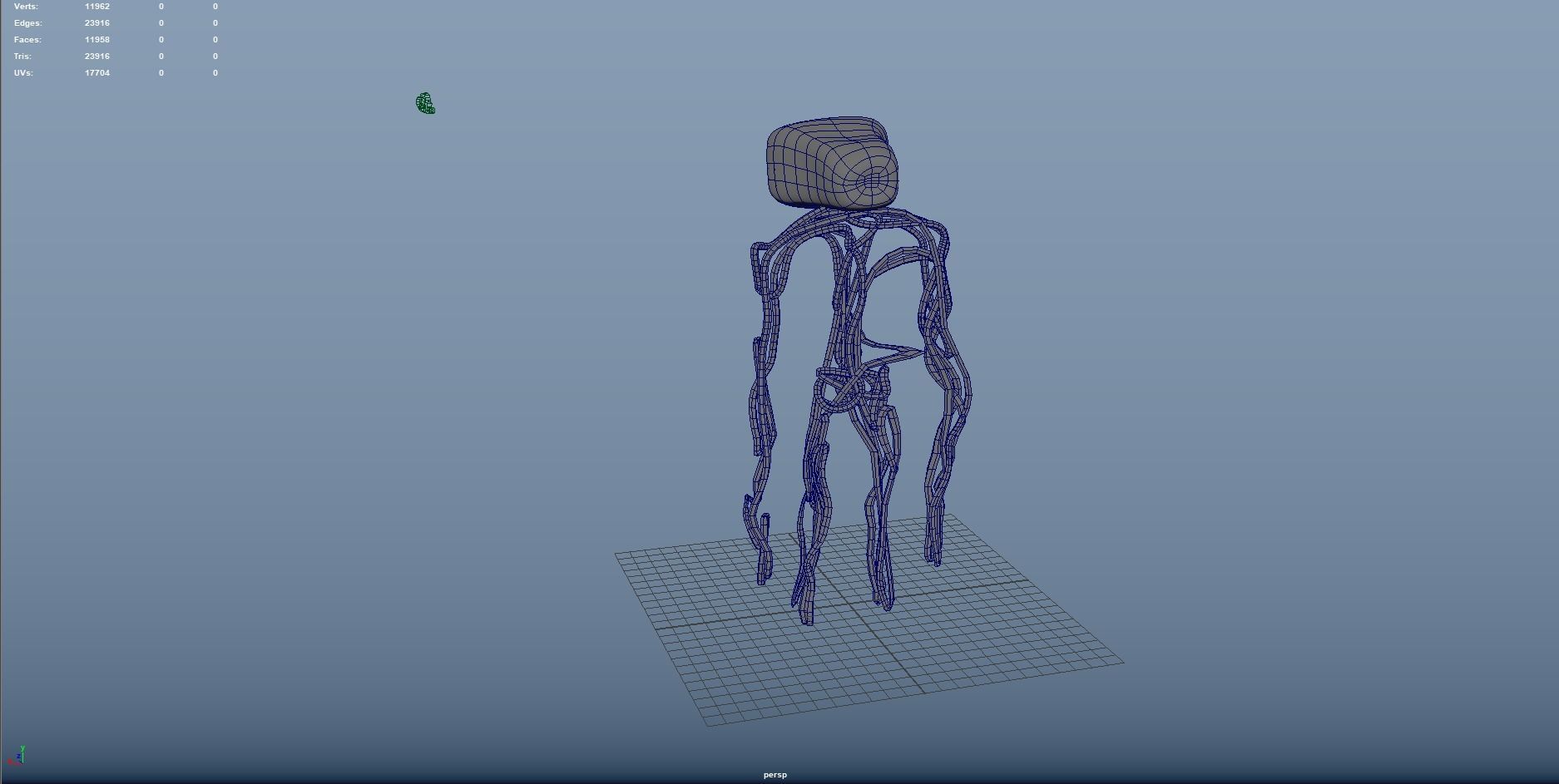 Bacteria Monster From The Backrooms Rigged 3D model rigged | CGTrader
